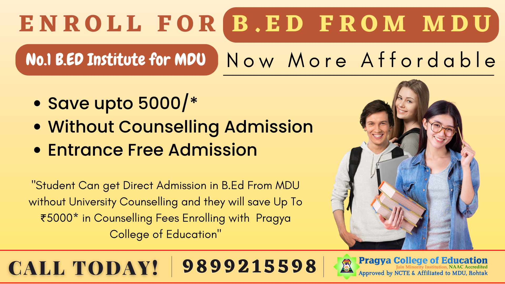B Ed From MDU Direct BEd Admission In MDU Rohtak 2023 25